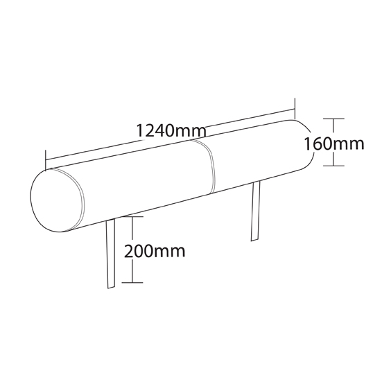 TECHNOB Back Rest Dimensions | i Office Furniture Sydney Melbourne Brisbane