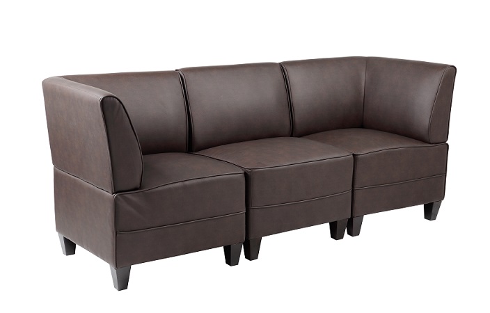 Diplomat 3 Seater Lounge Chairs Colour Black | i Office Furniture ...