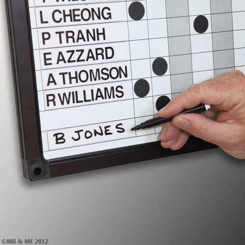 Staff Board In - Out Whiteboard | i Office Furniture Sydney Melbourne ...