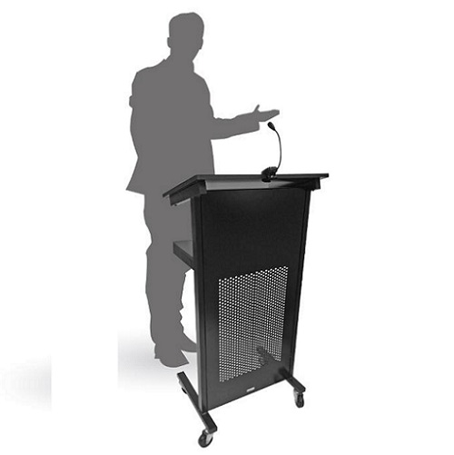 Professional Mobile Lectern Black | i Office Furniture Sydney Melbourne ...