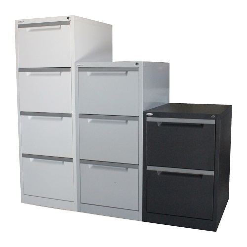 Steelco Filing Cabinets White Satin Silver Grey and Graphite Ripple | i ...