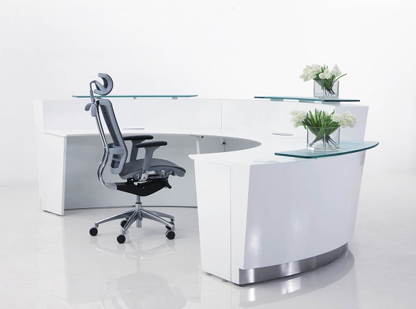 Evo Reception Counter Triple Low-High | i Office Furniture Sydney ...