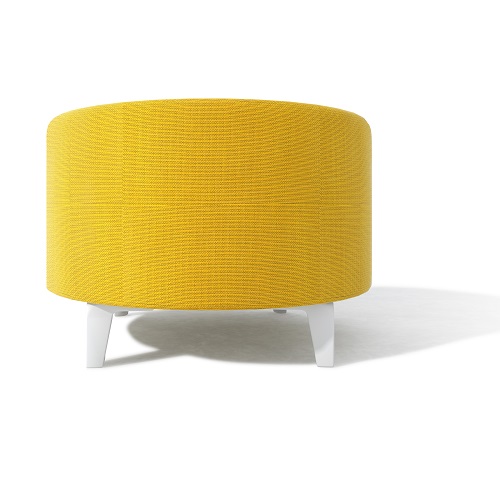 Simple Round Ottoman Yellow | i Office Furniture Sydney Melbourne Brisbane
