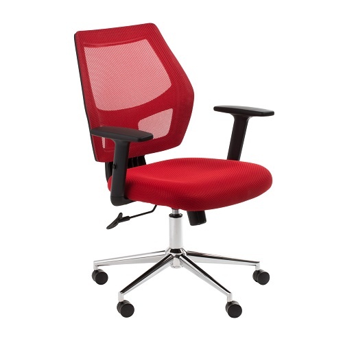 Metro Mesh Back Task Chair Red | i Office Furniture Sydney Melbourne ...